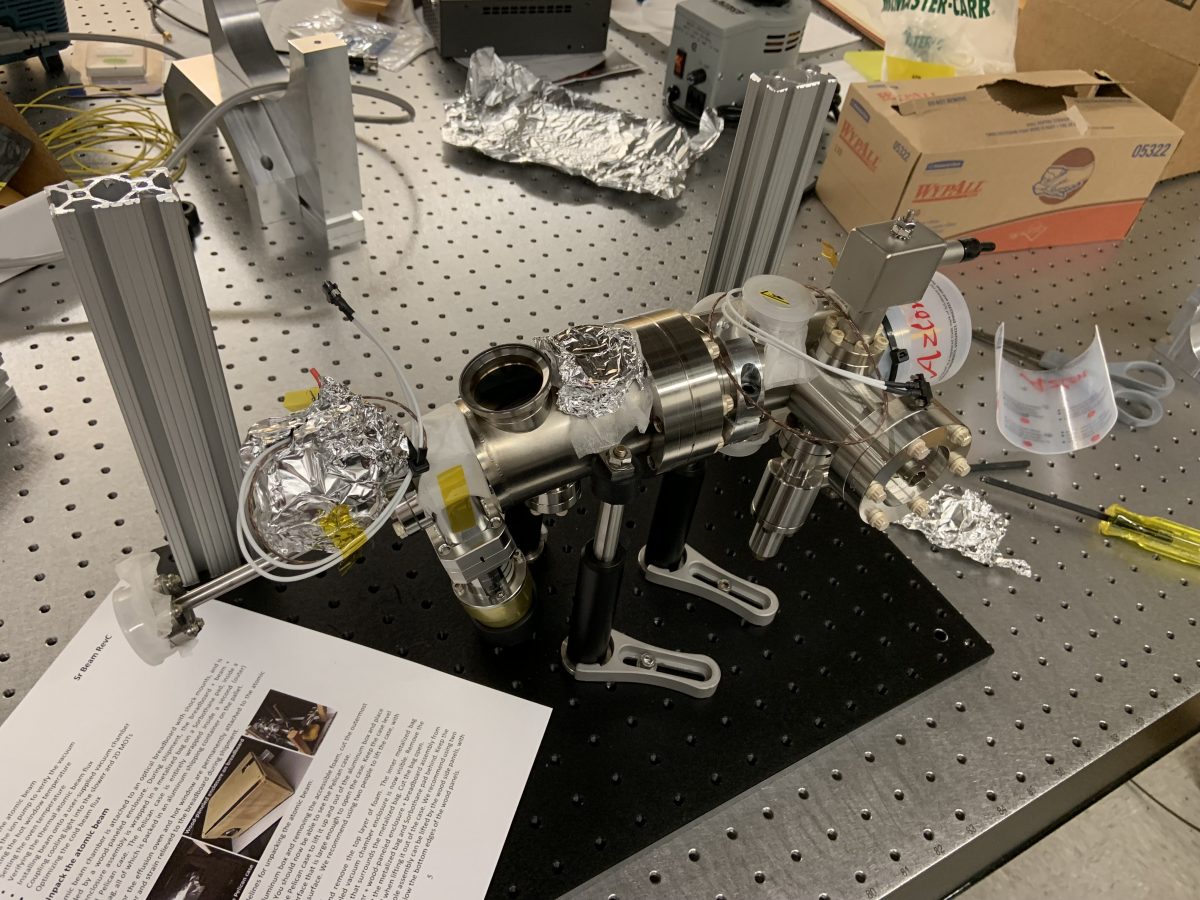 Our AOSense strontium source has arrived! – Kolkowitz Lab – UW–Madison